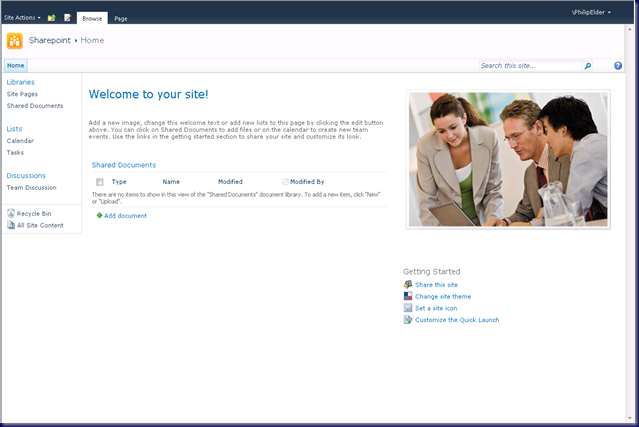 MPECS Inc. Blog: A Glimpse At Exchange 2010 OWA And SharePoint Foundation